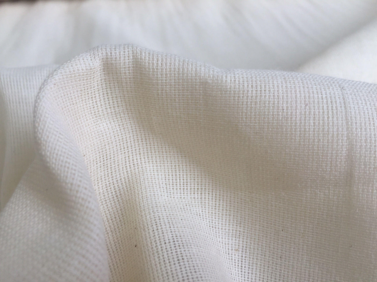 100% cotton MUSLIN fabric voile curtains fine cheese cloth face mask ...
