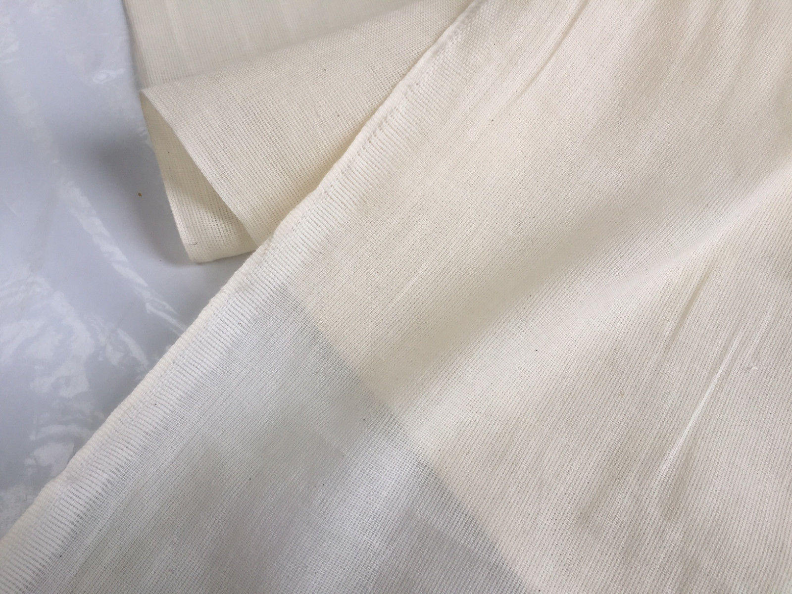 100% cotton MUSLIN fabric voile curtains fine cheese cloth face mask ...