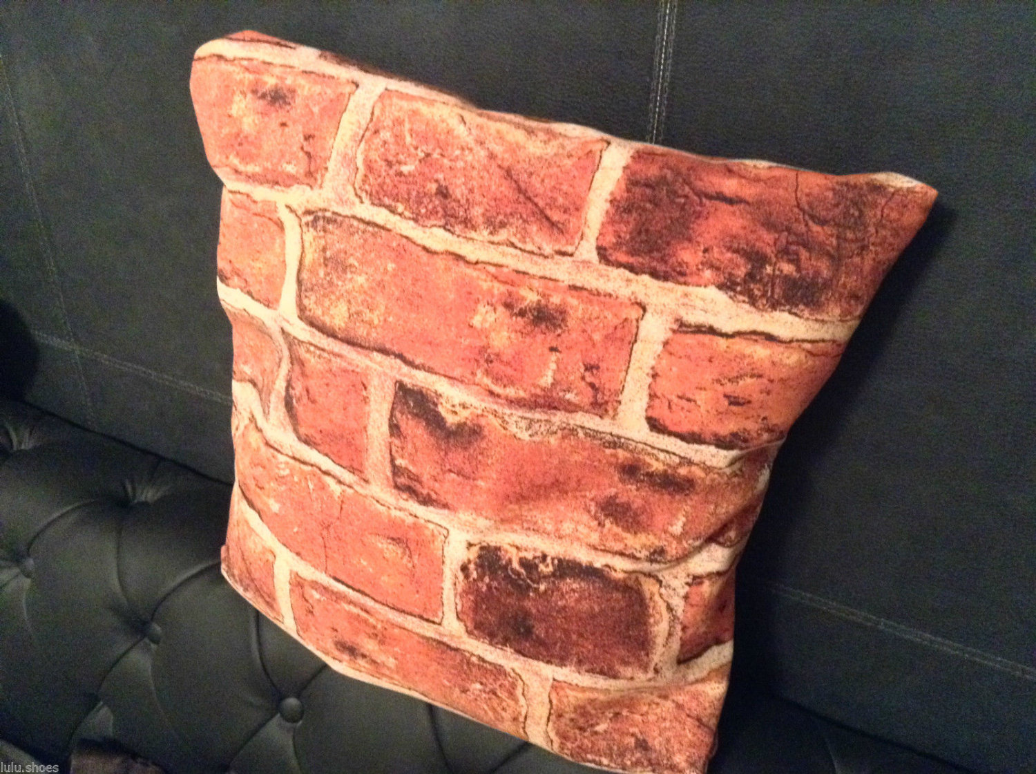 RED BRICK WALL Designer Curtain Upholstery cotton fabric material - 110 ...