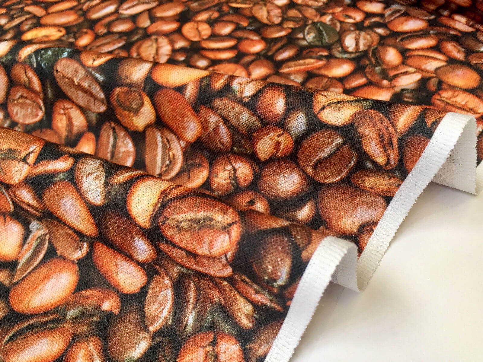 COFFEE BEANS Bean Cafe Cotton Fabric - Curtain Upholstery Craft ...