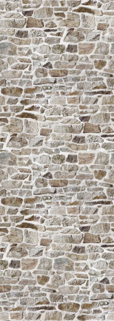 Beige Stone Effect Fabric , Stone Wall Print Fabric, Extra width backdrop