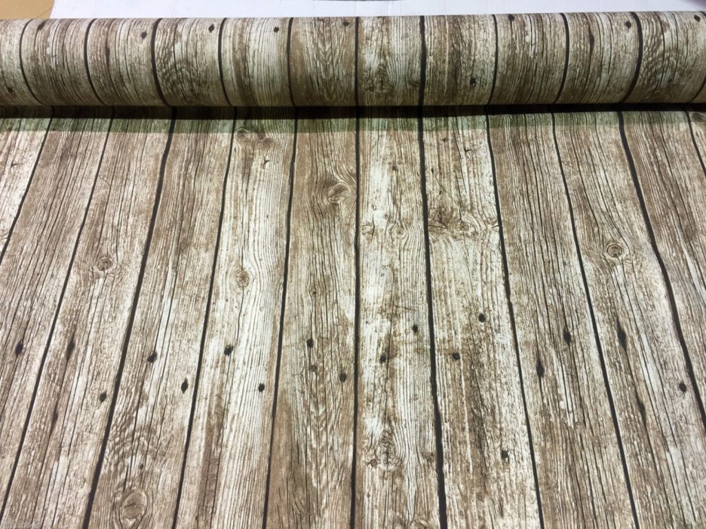 WOOD PLANK Designer Curtain Upholstery cotton fabric material - Wooden ...