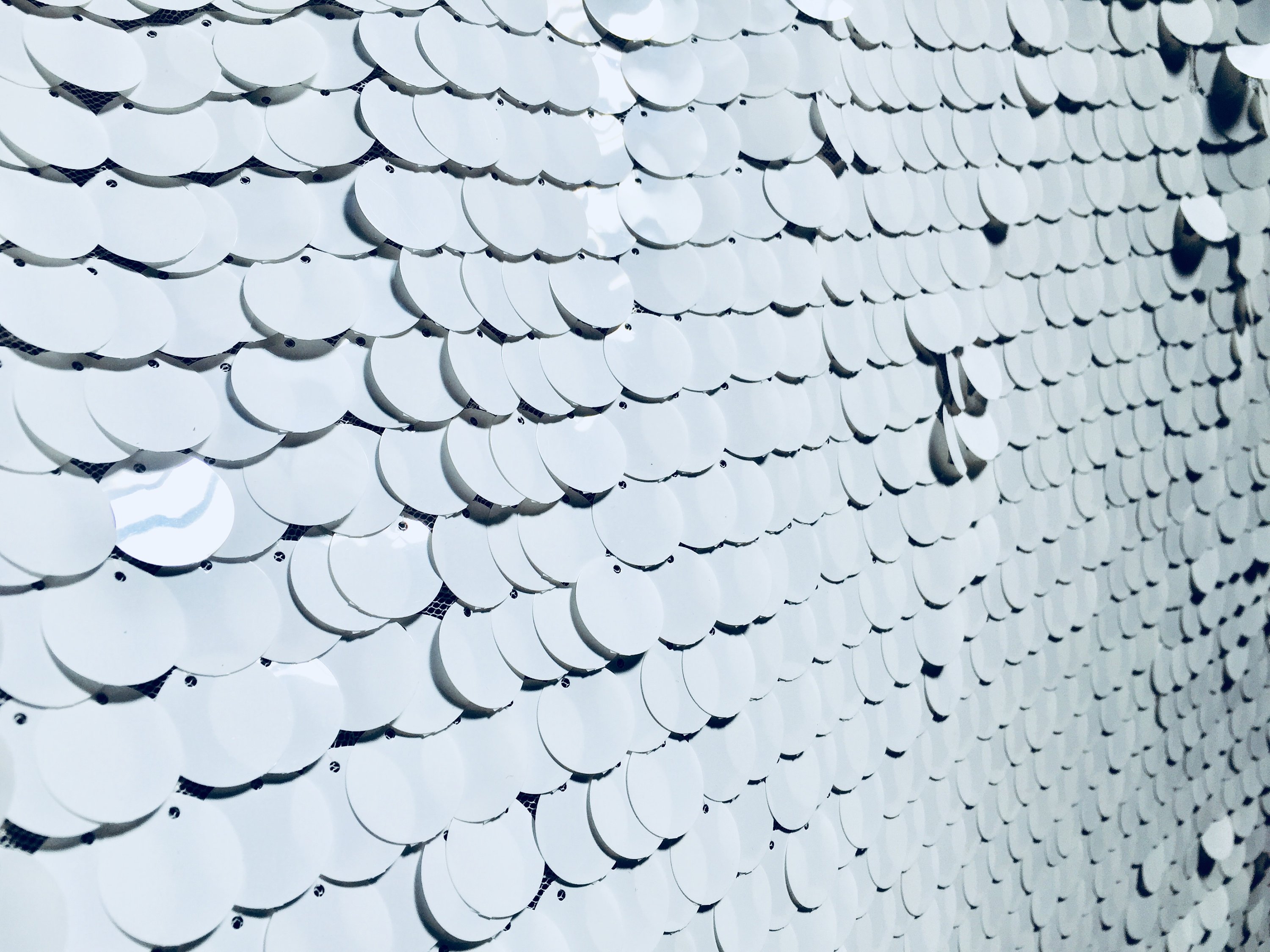 18mm Large Sequins Fabric Glitter Material, 2 way stretch / 130cm wide ...