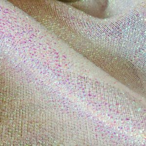 Sparkling Tinsel Lurex Fabric Stretch Metallic Glitter Lametta Shimmer ...