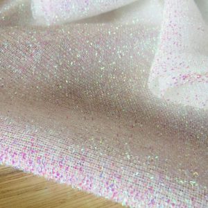 Sparkling Tinsel Lurex Fabric Stretch Metallic Glitter Lametta Shimmer ...