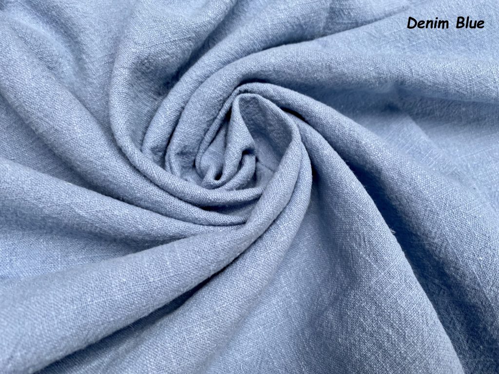 Stone Washed Pure Plain Linen Fabric Material - 100% Linens home decor ...