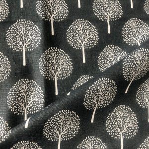 GREY Mulberry Tree Cotton Linen Fabric Natural Light Grey Hessian Jute ...