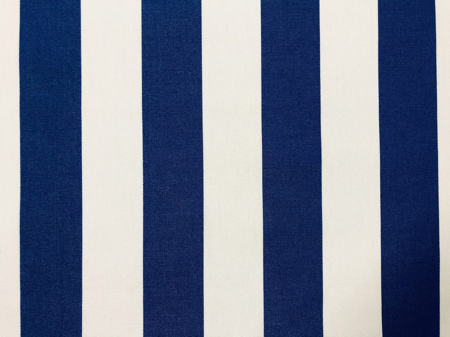 Royal Blue & White Striped DRALON Outdoor Fabric Acrylic Teflon ...