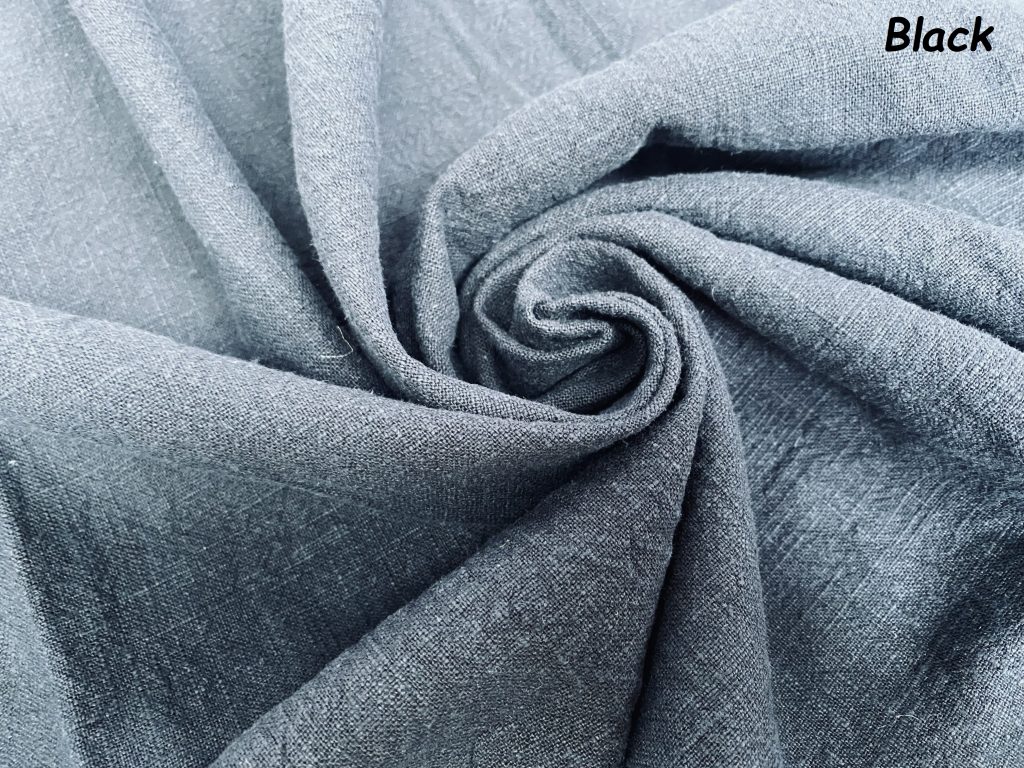 Stone Washed Pure Plain Linen Fabric Material - 100% Linens home decor ...