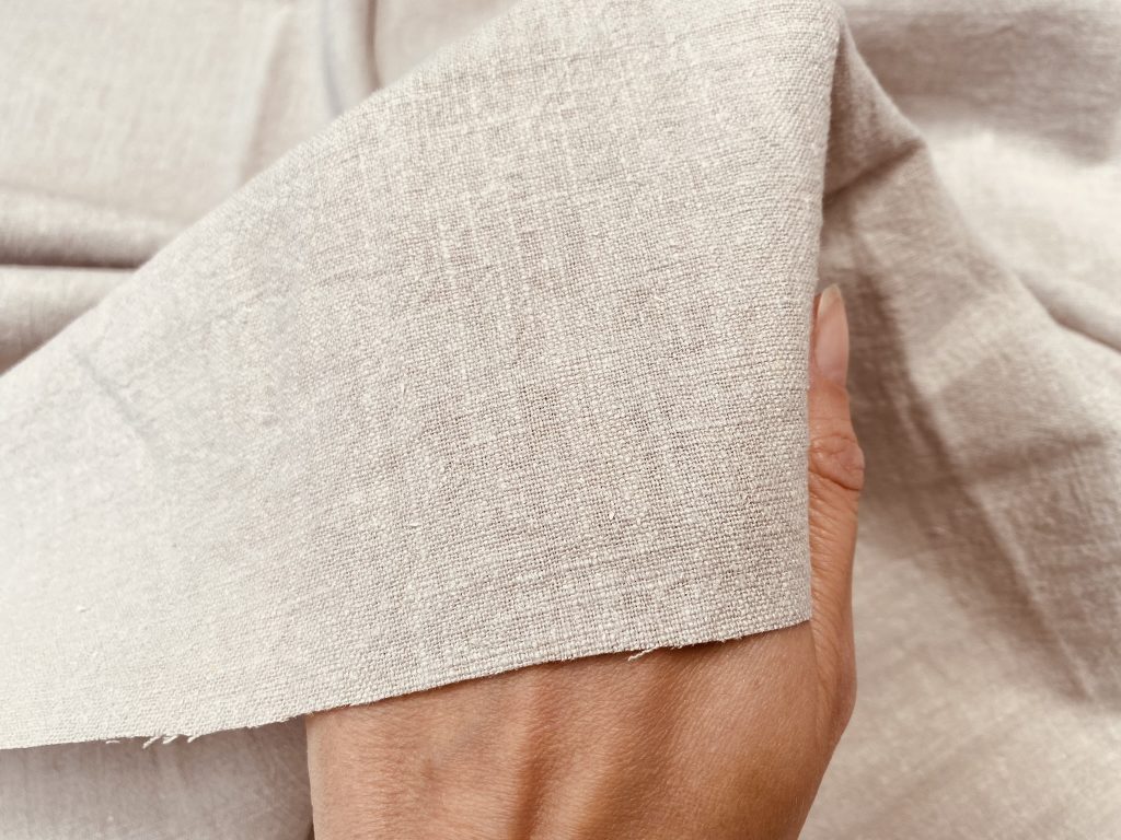 Sand Stone Washed Pure Plain Linen Fabric Material - 100% Linens Home ...