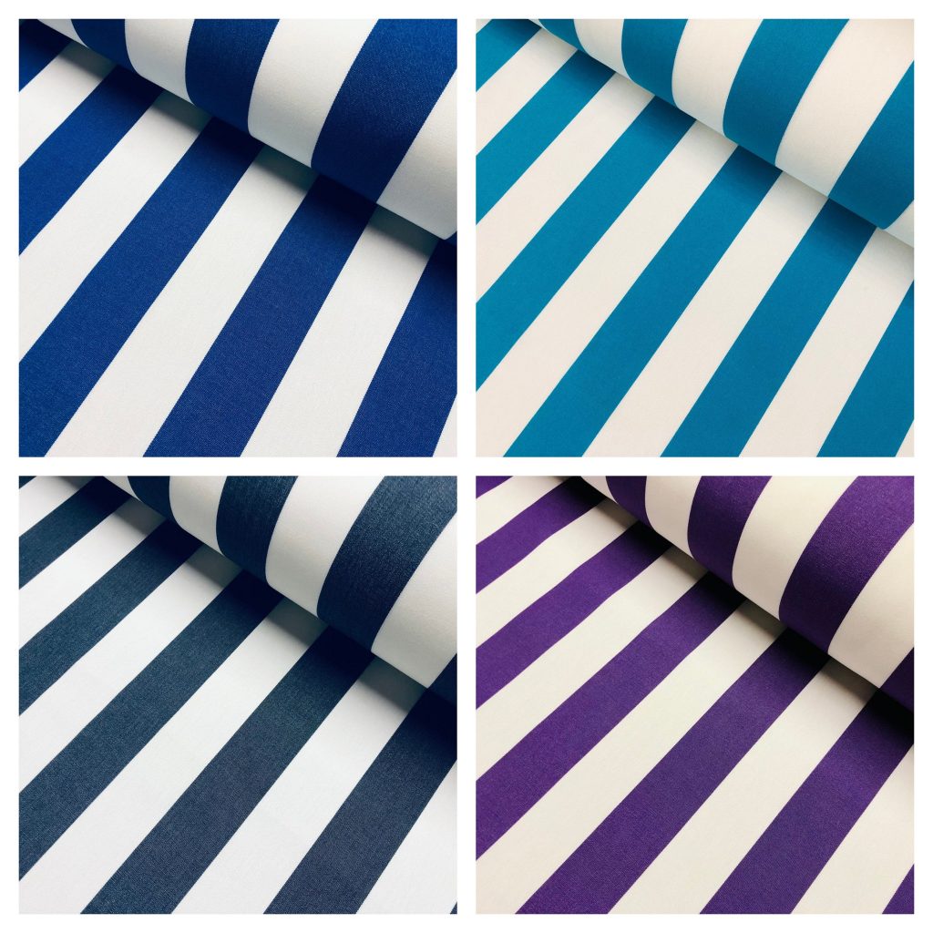 Striped DRALON Outdoor Fabric Solid Acrylic Teflon Waterproof ...