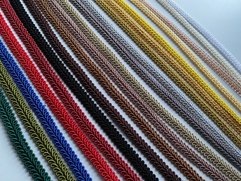 Rayon BRAID Cord Textile Gimp Scroll Chain Trim Home Decor - Pillow ...